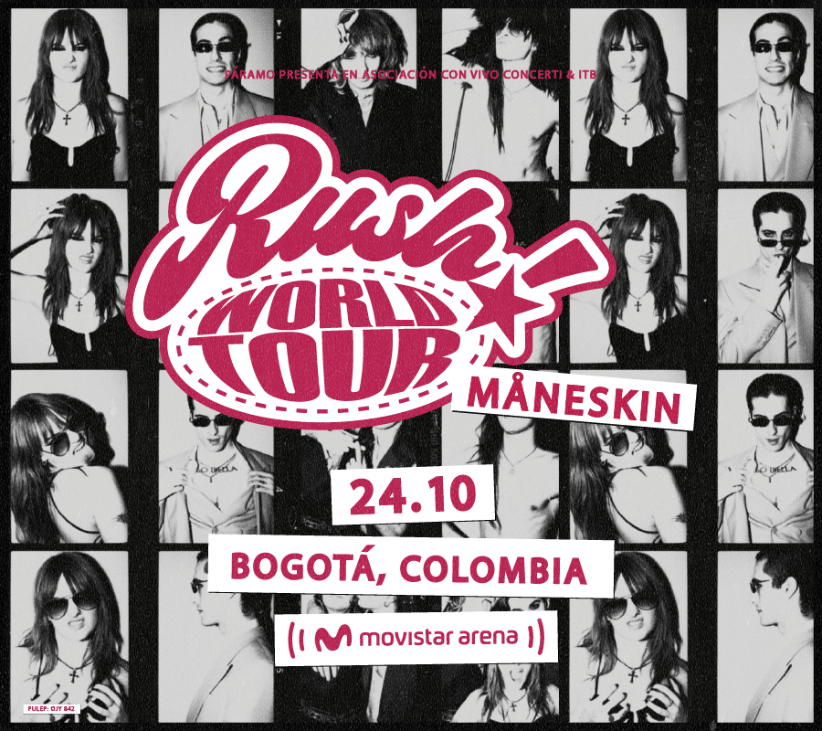 MANESKIN - RUSH! WORLD TOUR
