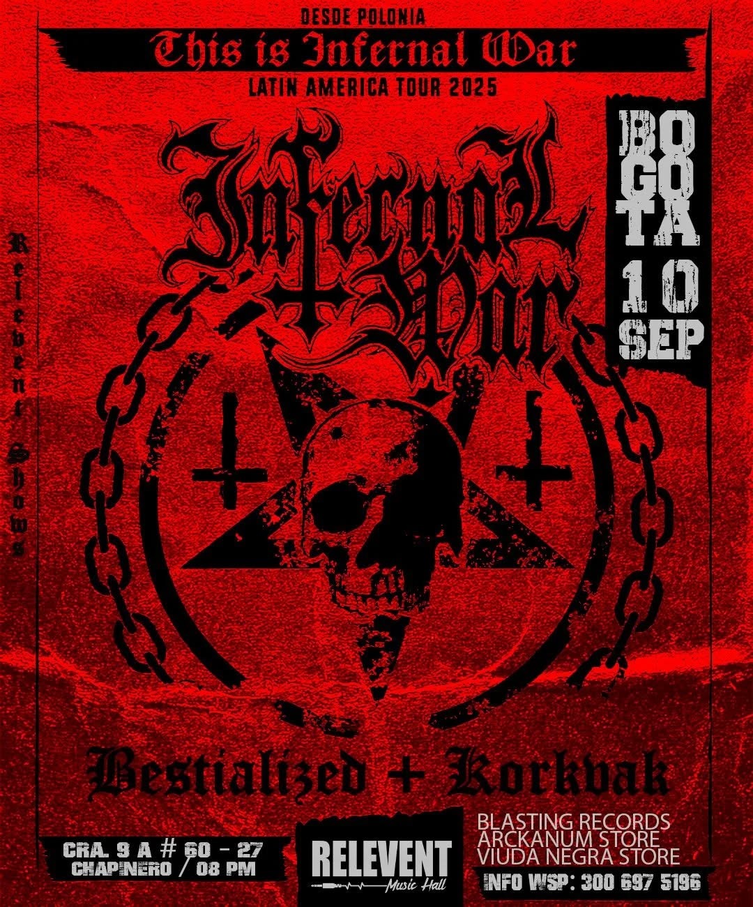 INFERNAL WAR EN BOGOTA