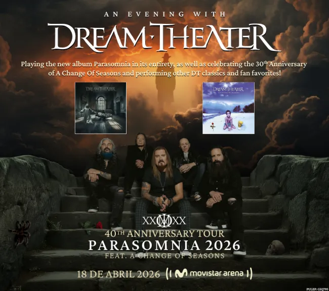 DREAM THEATER | Parasomnia 2026 Tour | Bogotá Colombia